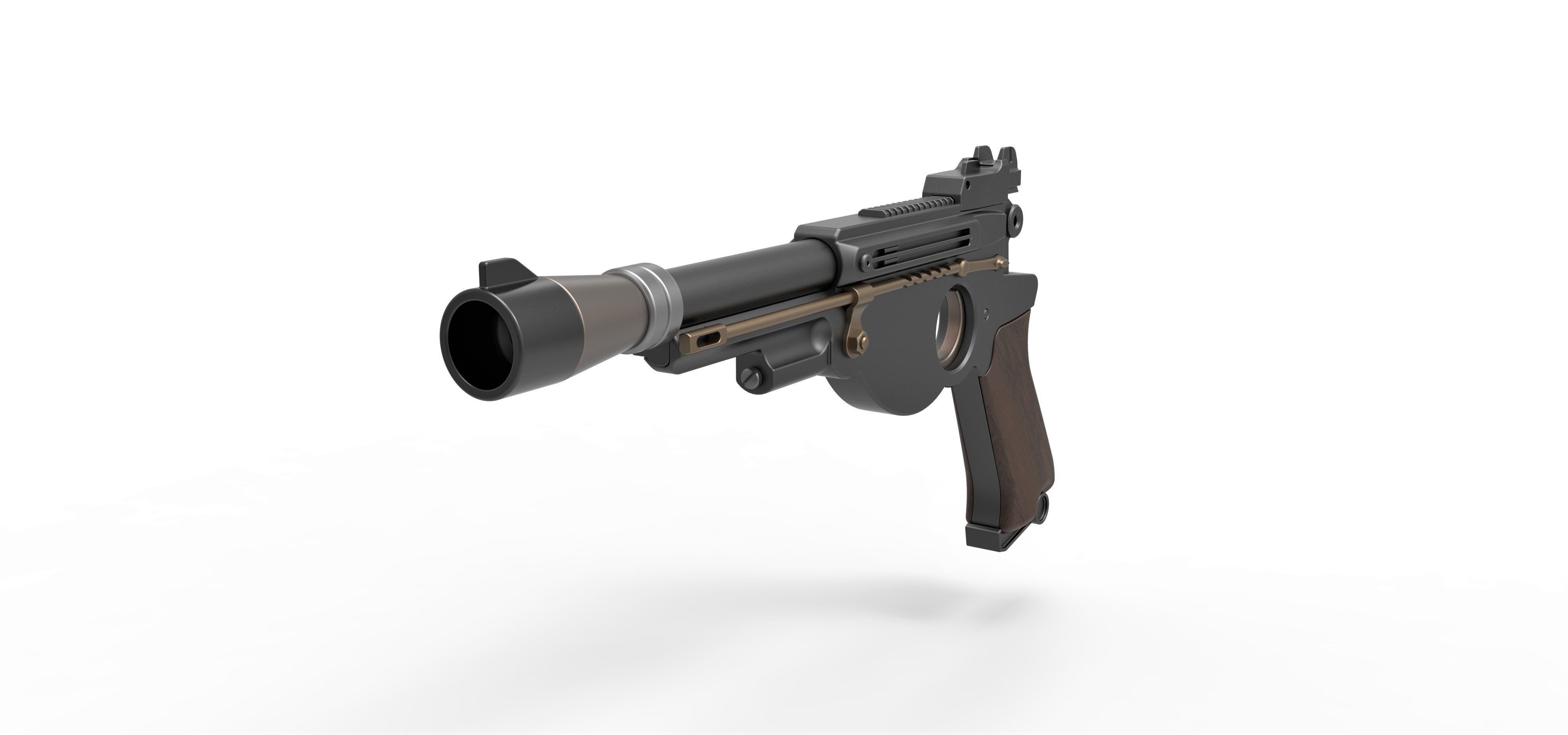 Blaster pistol from The Mandalorian TV series 3D model | CGTrader