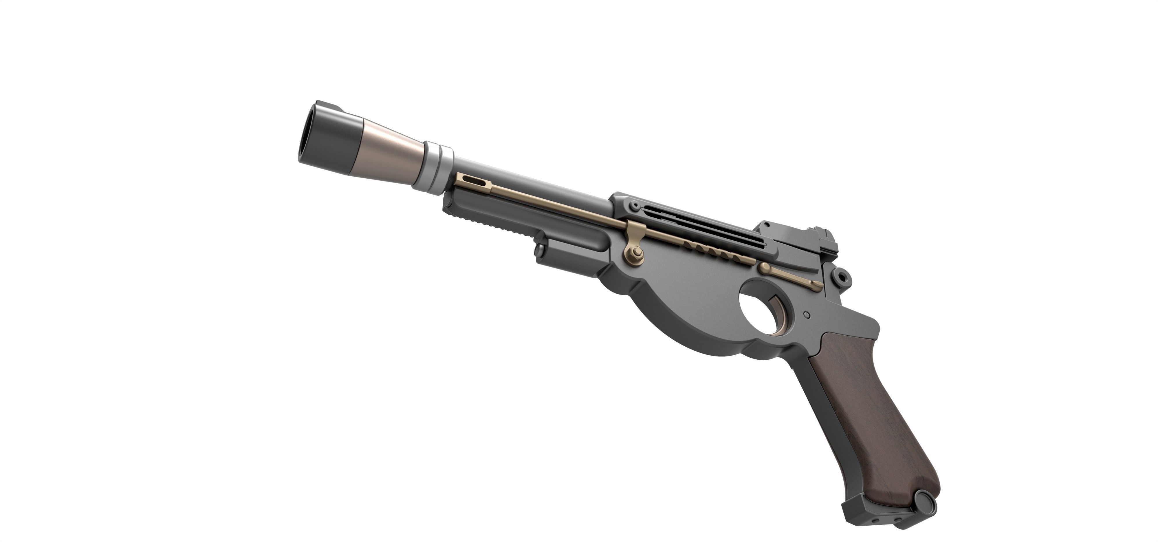 Blaster pistol from The Mandalorian TV series 3D model | CGTrader