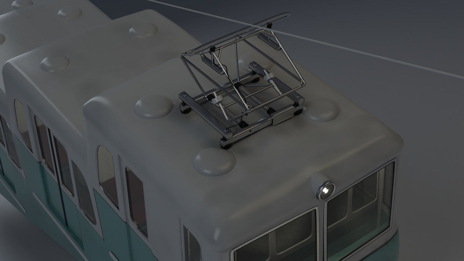 Kyiv Funicular train 1959 3D model | CGTrader