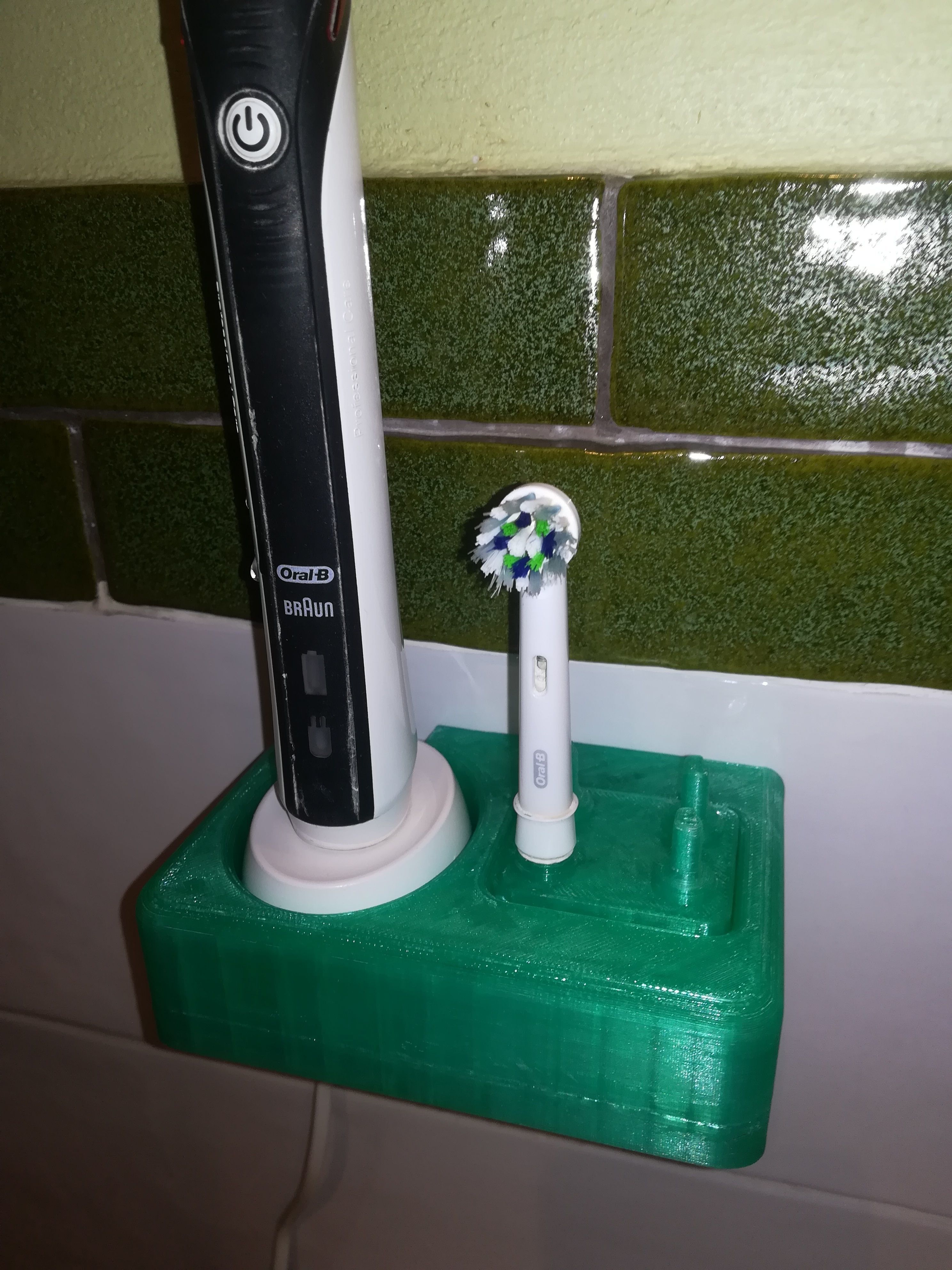 TOOTHBRUSH AND CHARGER HOLDER 3D model 3D printable | CGTrader