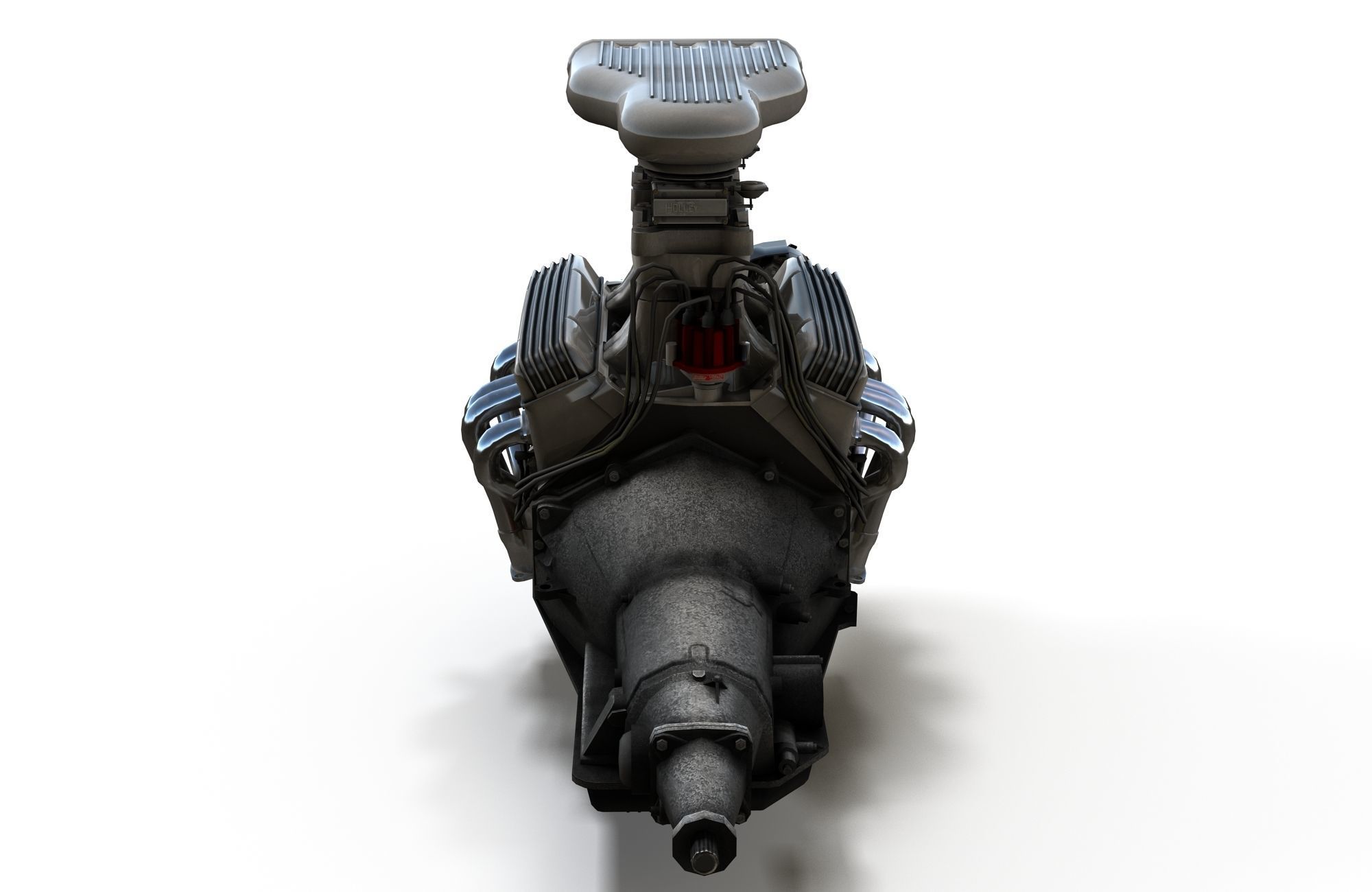 3D model Hot Rod V8 engine VR / AR / low-poly | CGTrader