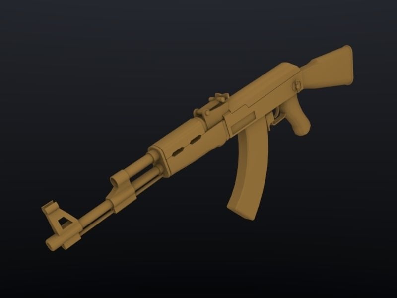 Ak 47 3D Model 3D model 3D model | CGTrader