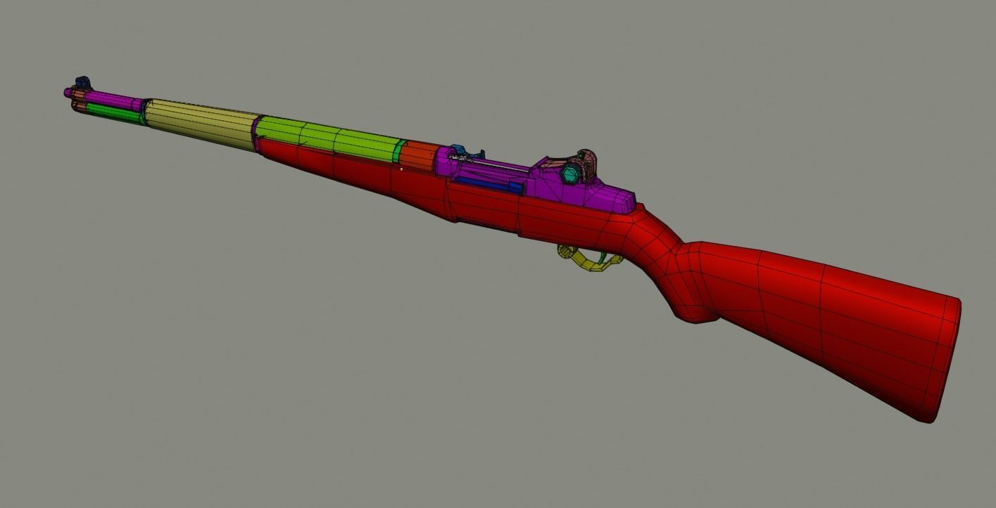 3D model M1 Garand Low-poly VR / AR / low-poly | CGTrader