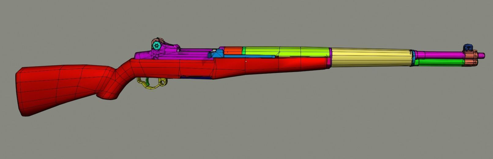 3D model M1 Garand Low-poly VR / AR / low-poly | CGTrader