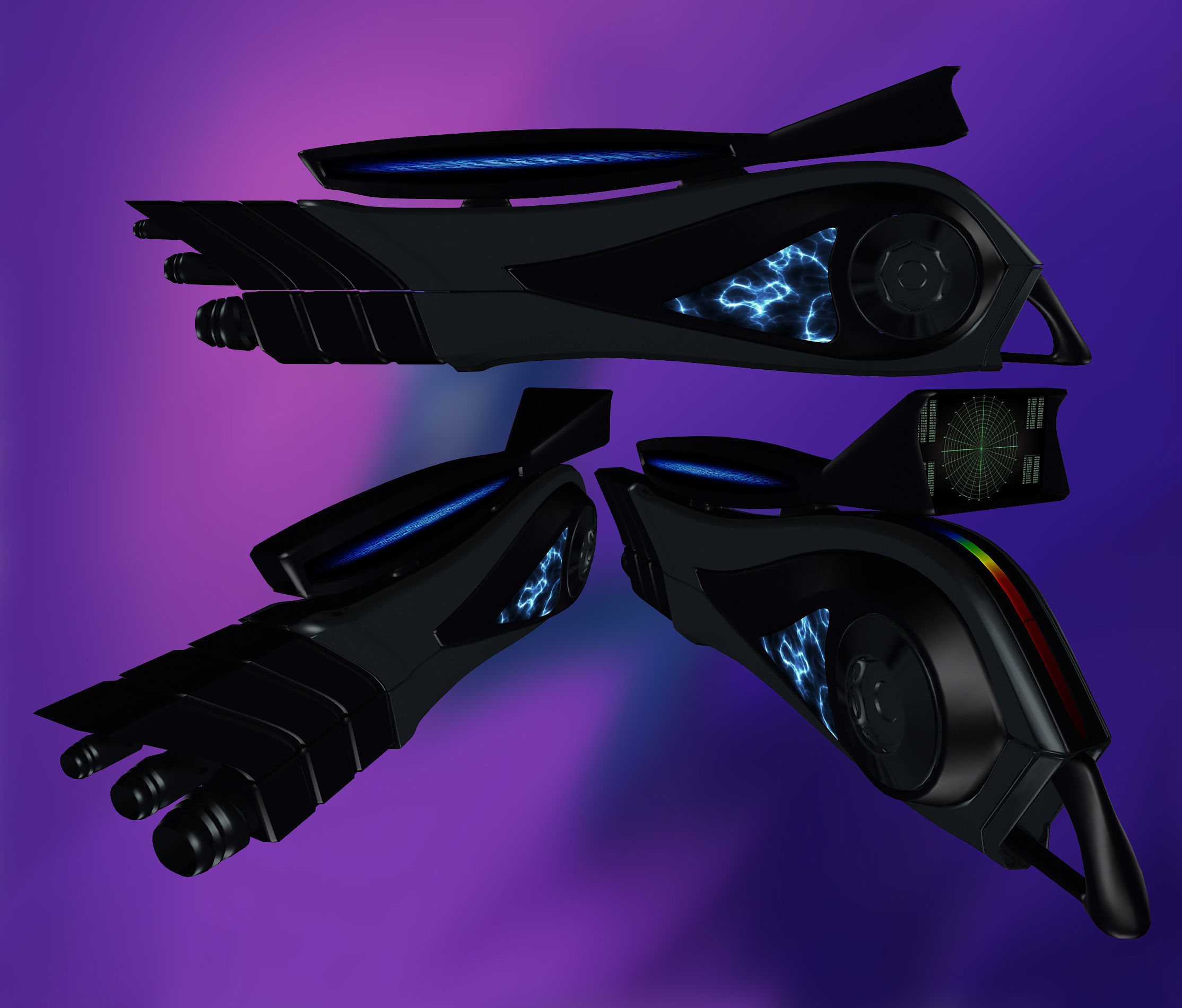 Energy Rifle Sci-Fi 3D asset | CGTrader