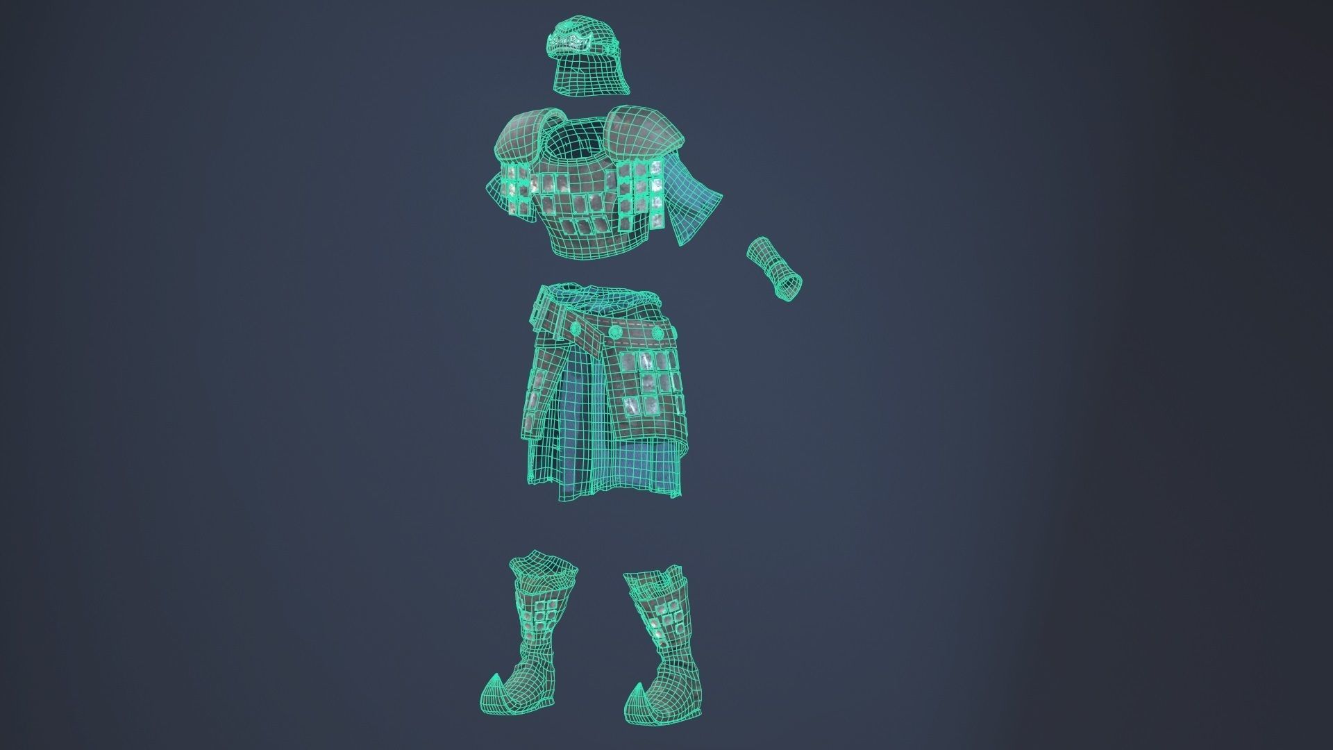 3D model Scout Armor VR / AR / low-poly | CGTrader