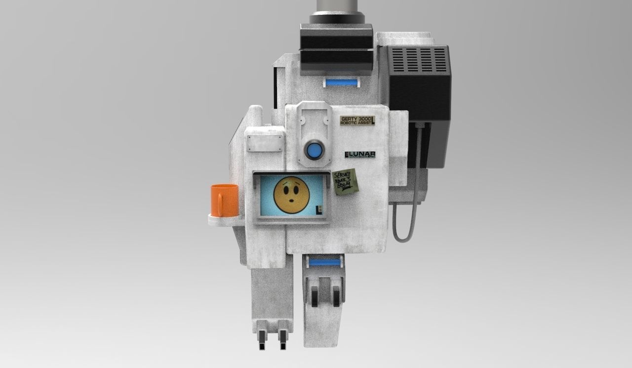 Gerty Robot Moon Movie 3D model | CGTrader