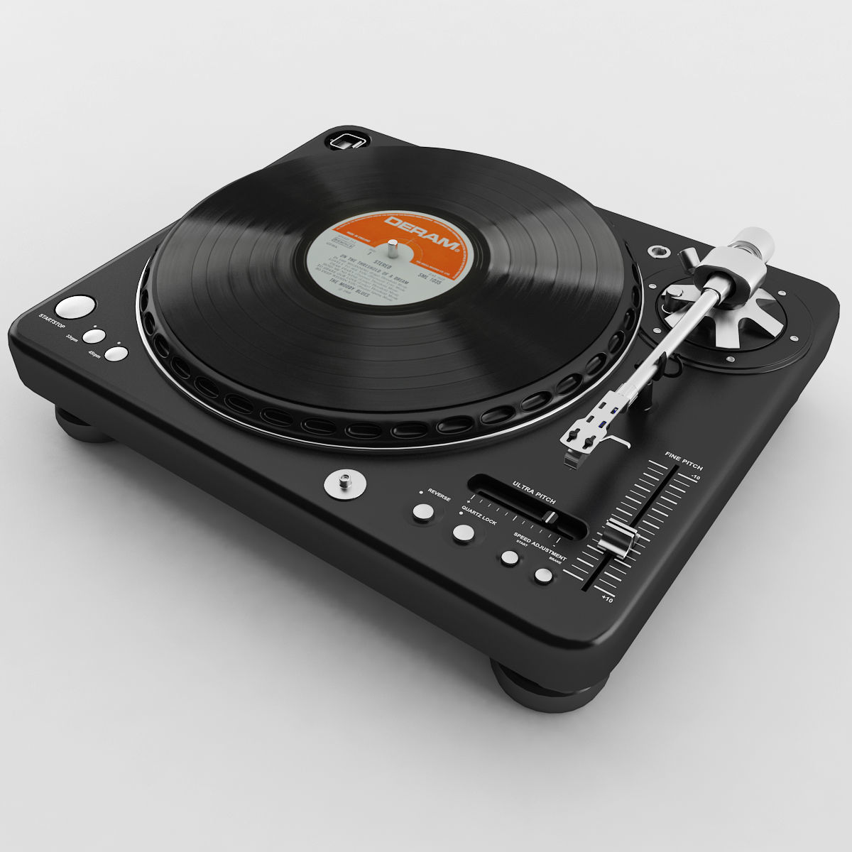 Turntable 3D model | CGTrader