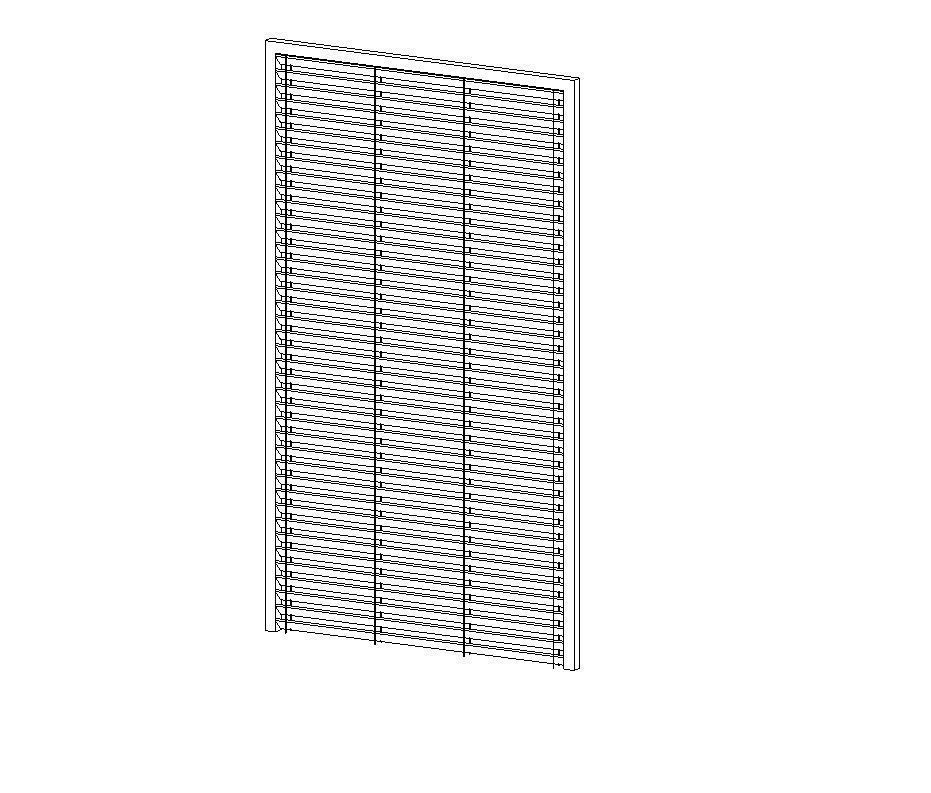 3D model Roller Blinds - Full parametric Revit Family VR / AR / low ...