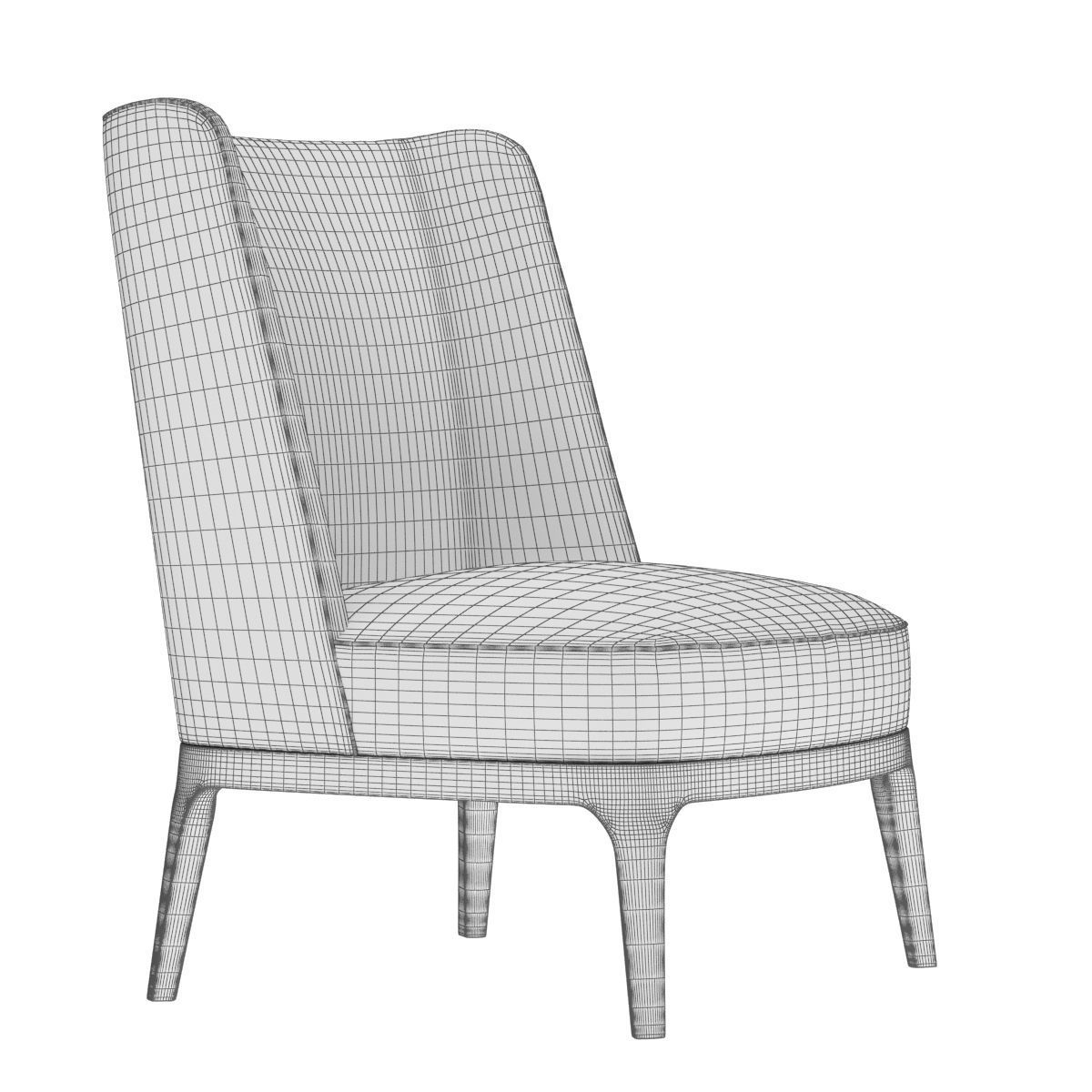 Flexform mood dragonfly 3D model | CGTrader