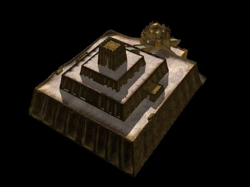 Ziggurat 3D model | CGTrader