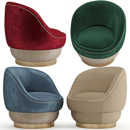 Armchair Nido 3D model | CGTrader