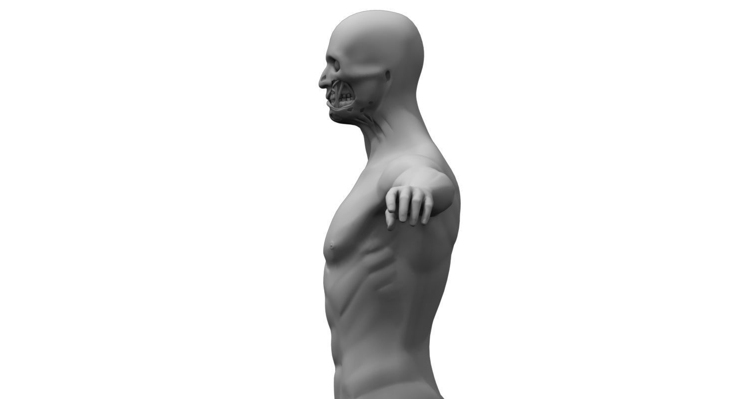 Zombie human 3d model 3D model | CGTrader