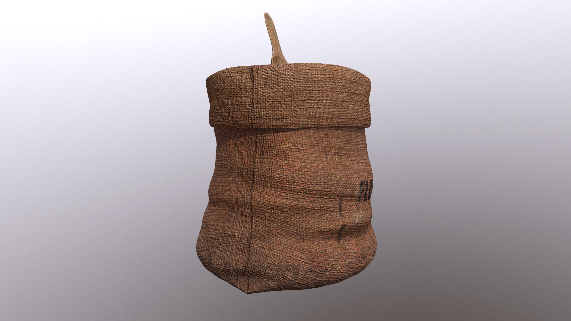 3D model Sack with Flour VR / AR / low-poly | CGTrader