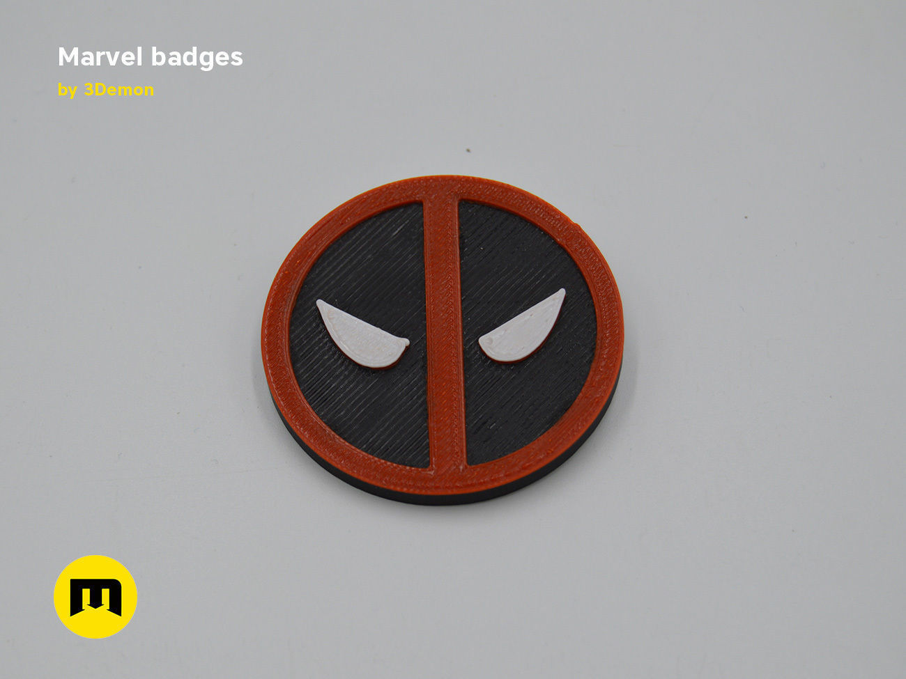 Marvel Badge Designs With Colors 3D model 3D printable | CGTrader