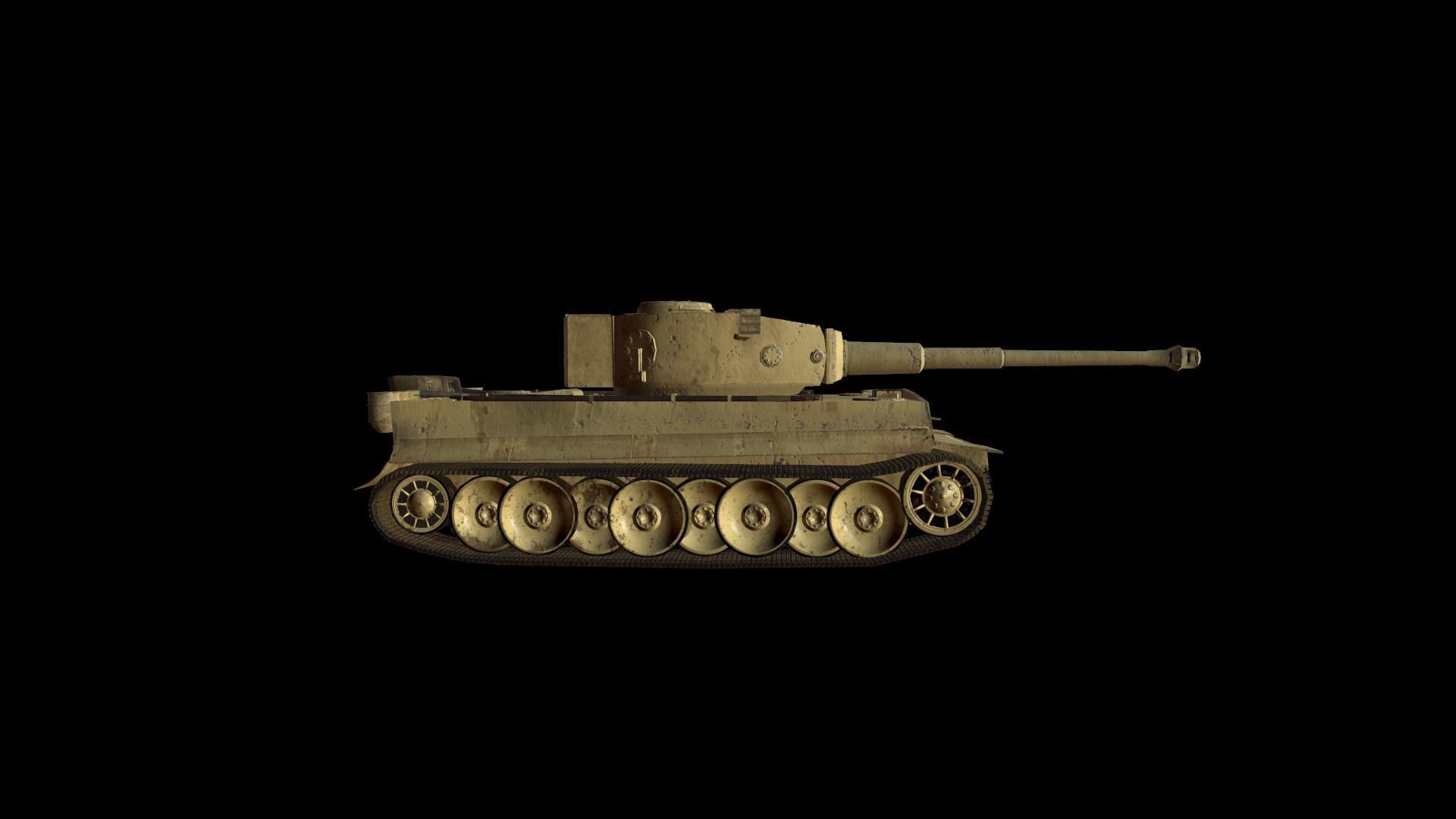 WWII Tiger 1 Tank free VR / AR / low-poly 3D model | CGTrader