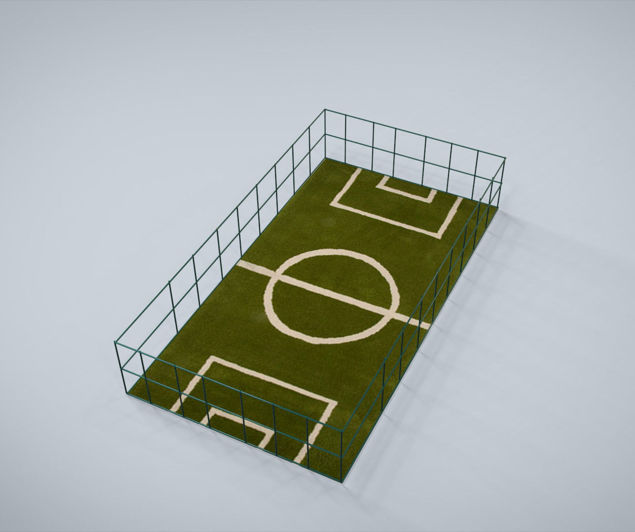 3D model Mini Football Court VR / AR / low-poly | CGTrader