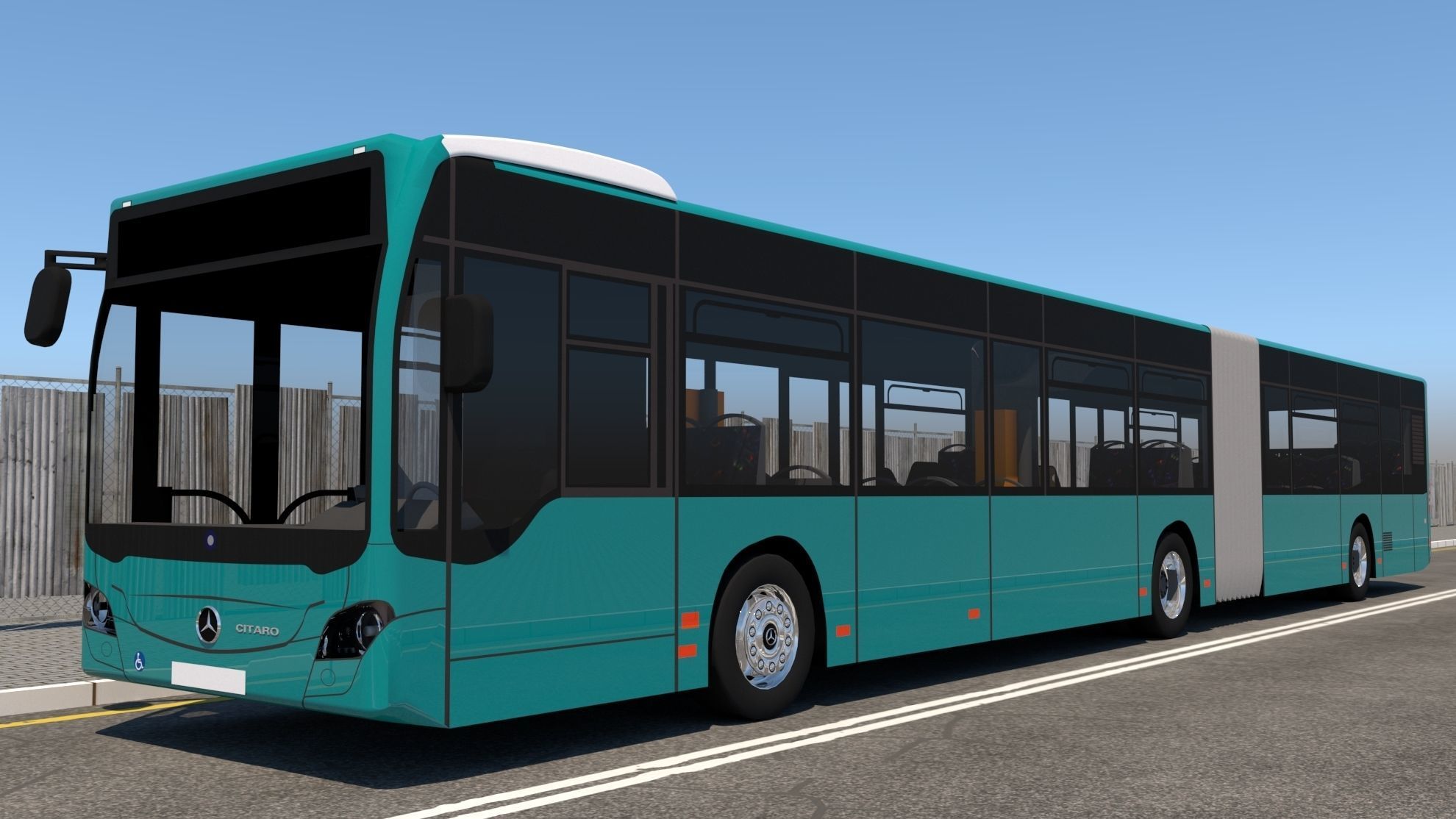 MERCEDES BENZ CITARO G 3D model OBJ 3DS FBX DAE
