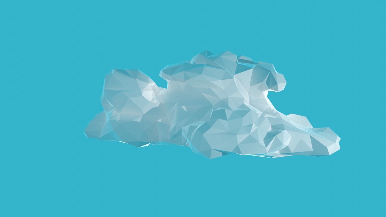 3D model Low Poly Cumulonimbus Storm Cloud 1 VR / AR / low-poly | CGTrader