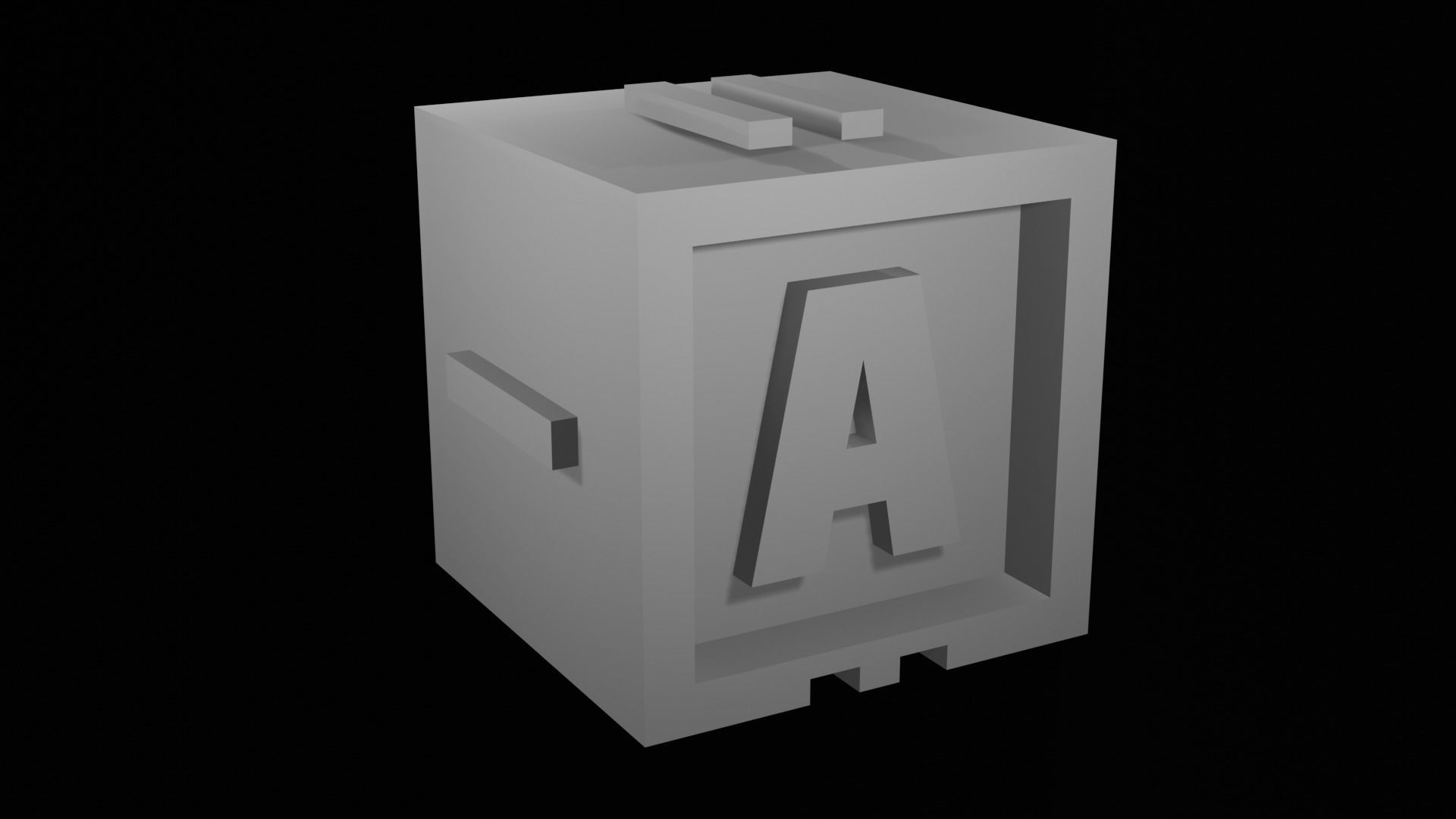 Letter B 3D model 3D printable | CGTrader