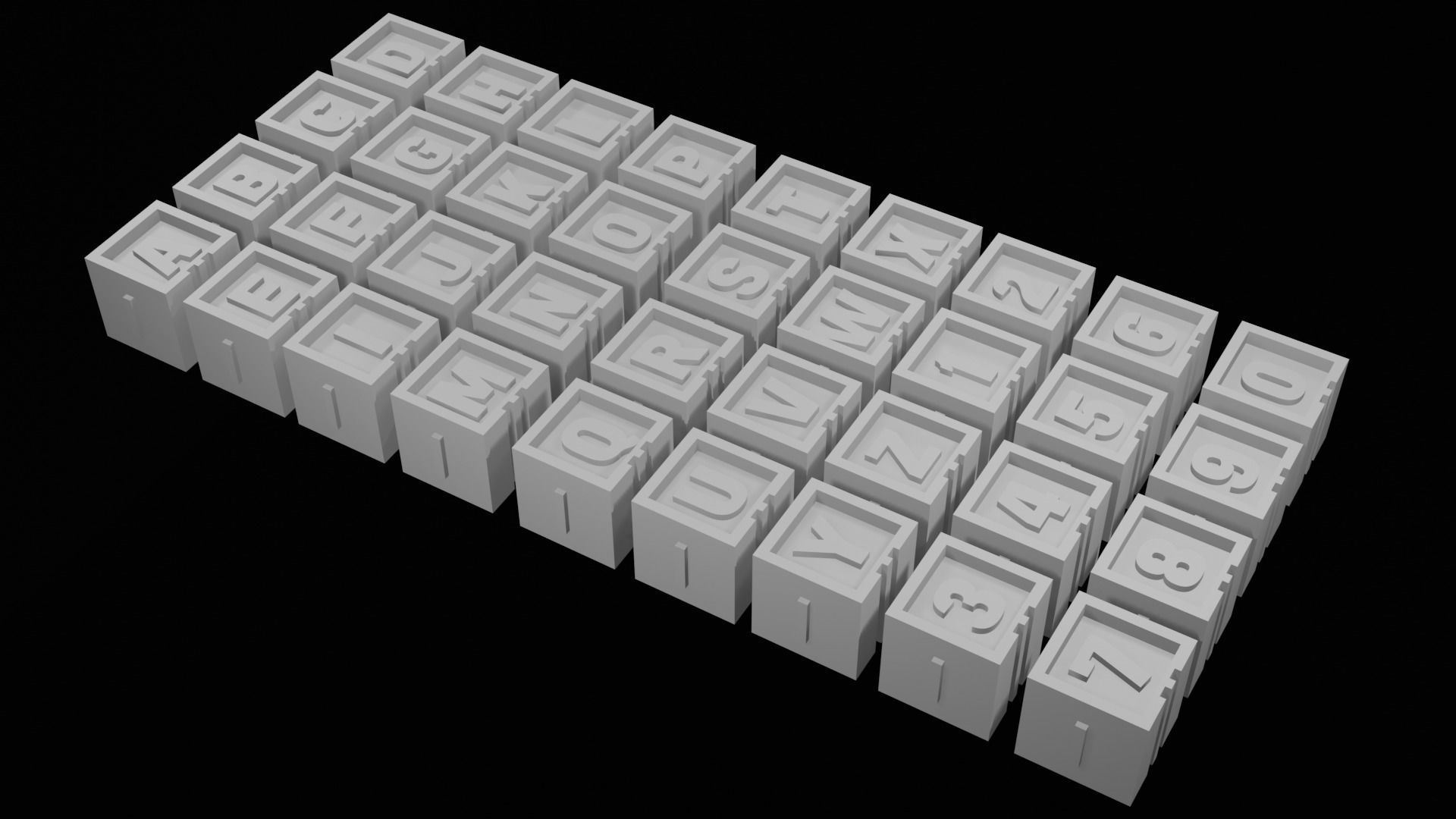 Number Zero 3D model 3D printable | CGTrader