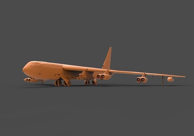 B - 52 3D model 3D printable | CGTrader