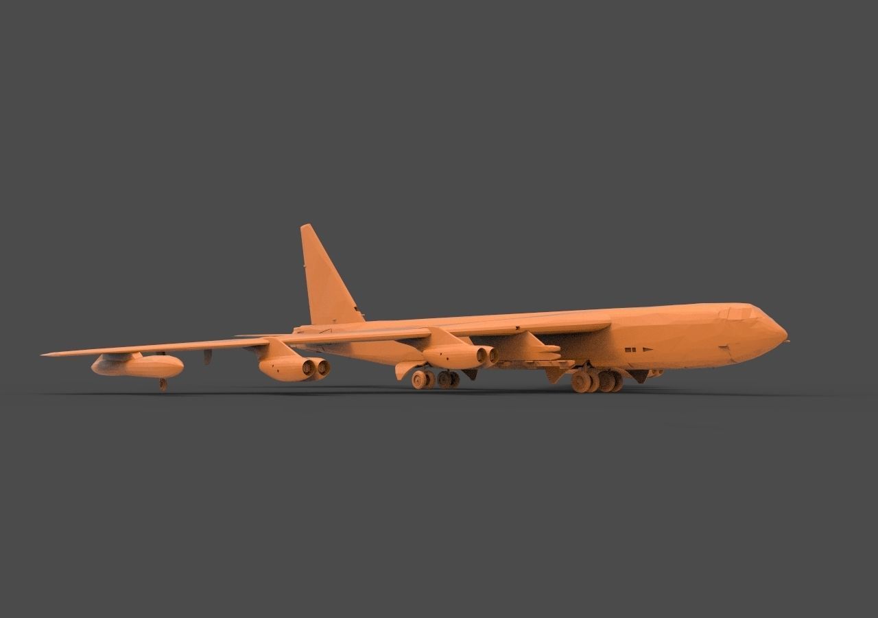 B - 52 3D model 3D printable | CGTrader