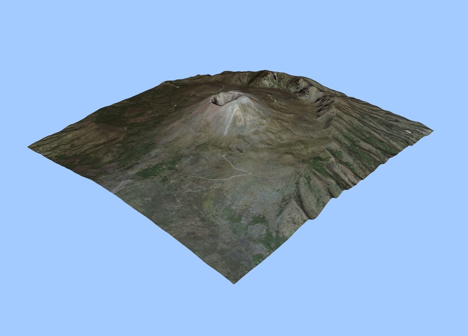 Volcano Mountains - Mount Vesuvius 3D model | CGTrader