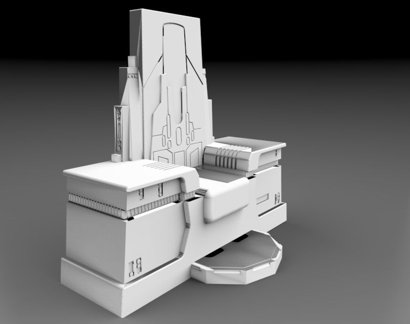 STAR WARS SNOKE THRONE 3D model | CGTrader