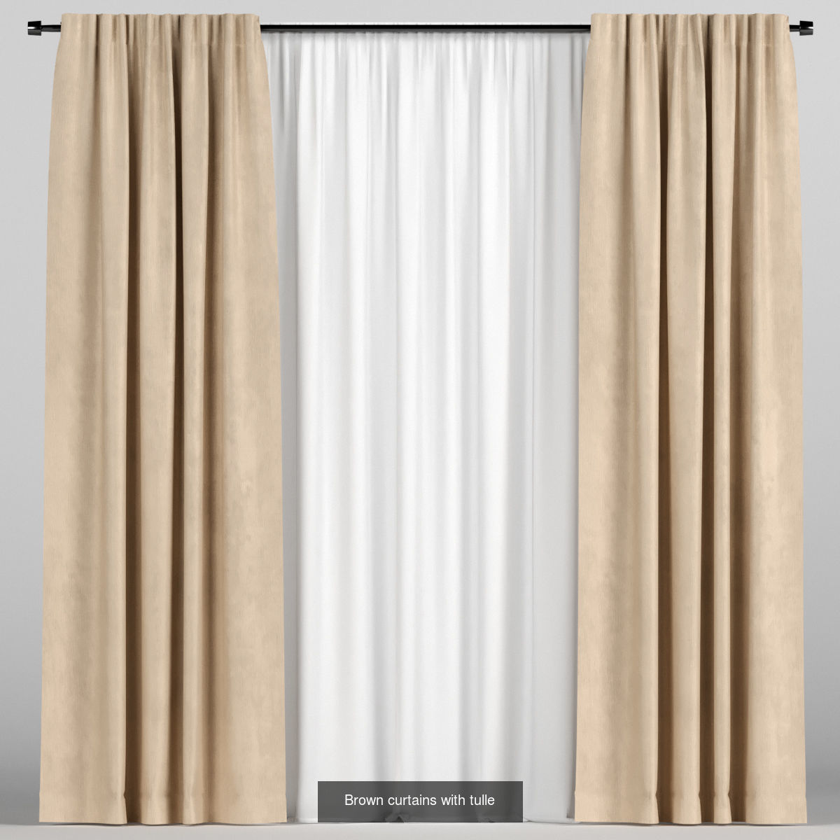 Curtains 3D Model Collection | CGTrader