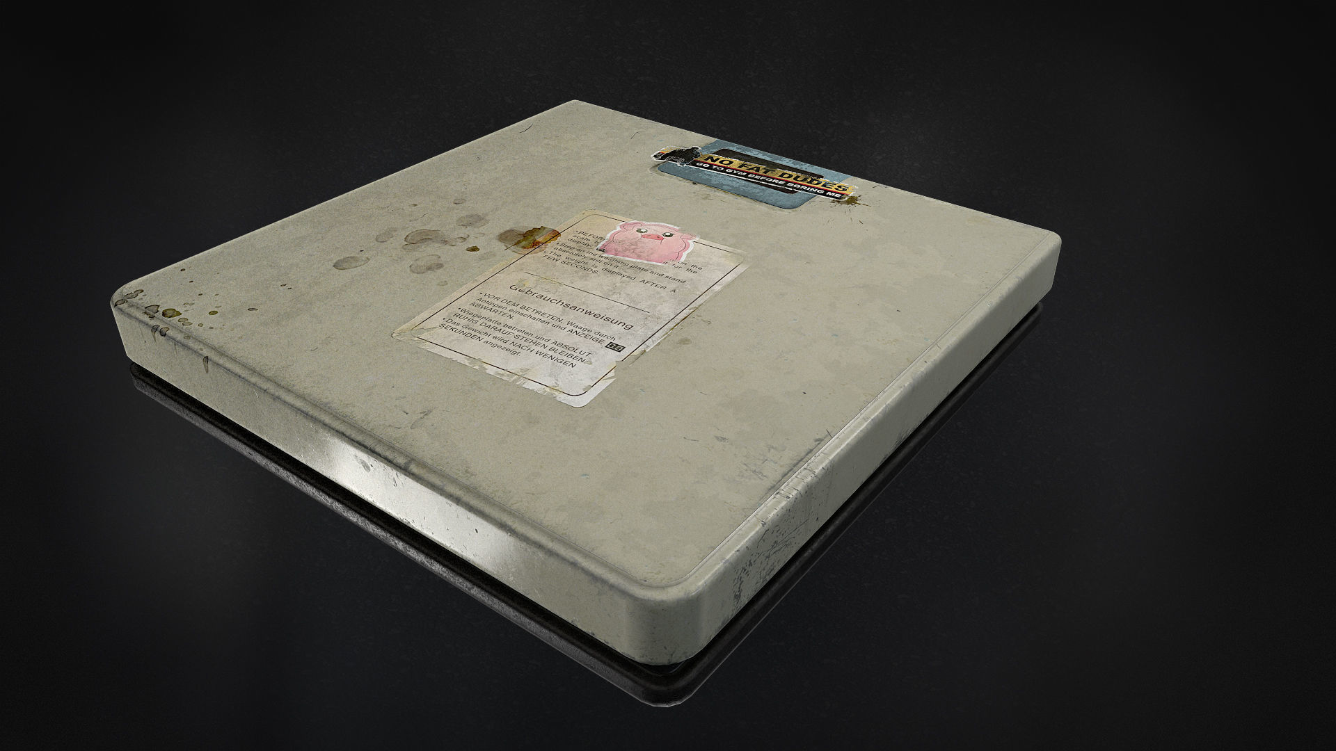 3D model Weighing Scale Game Ready VR / AR / low-poly | CGTrader