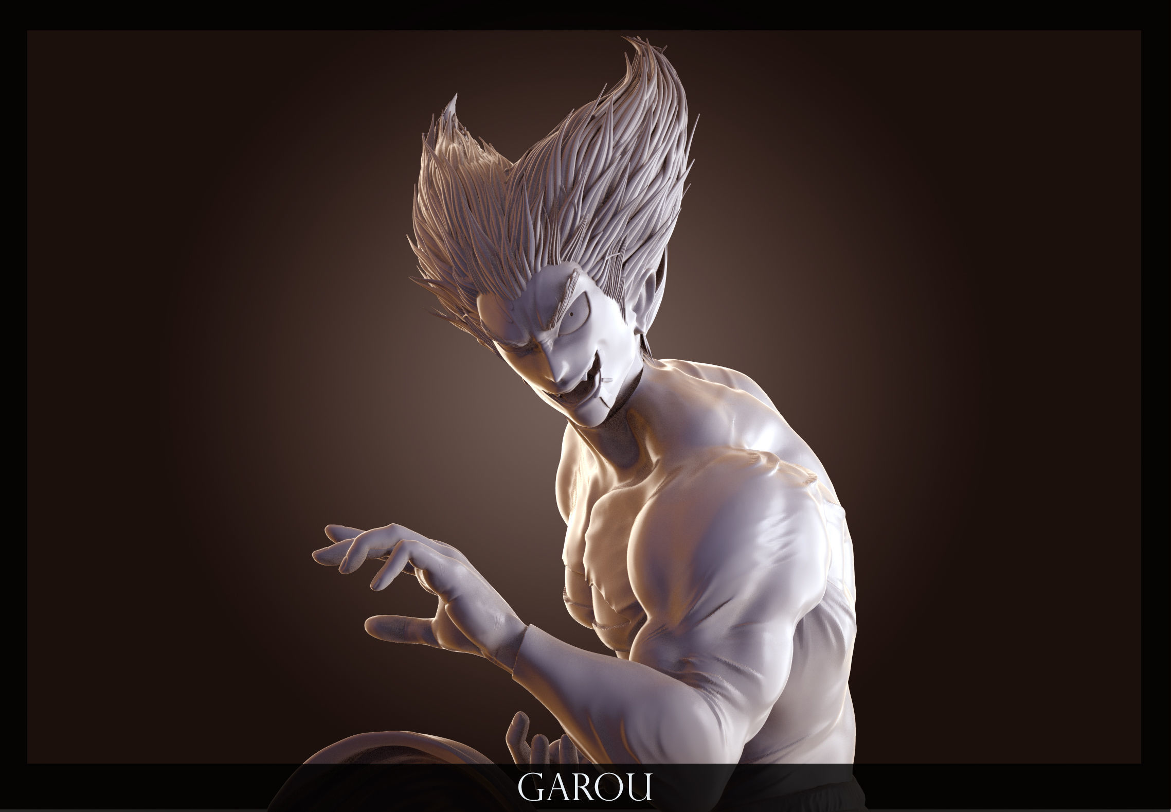 Garou 3D model 3D printable | CGTrader