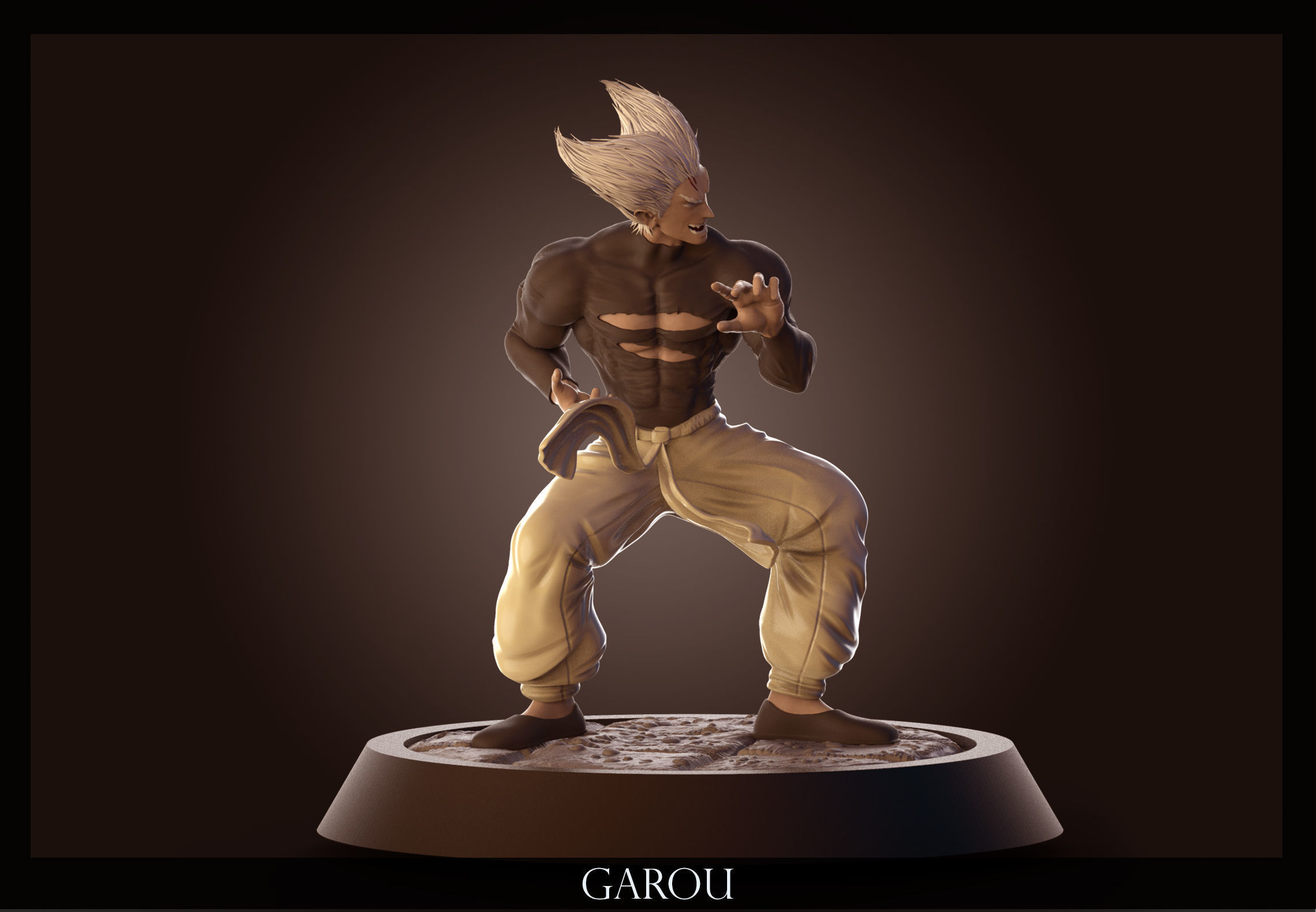 Garou 3D model 3D printable | CGTrader