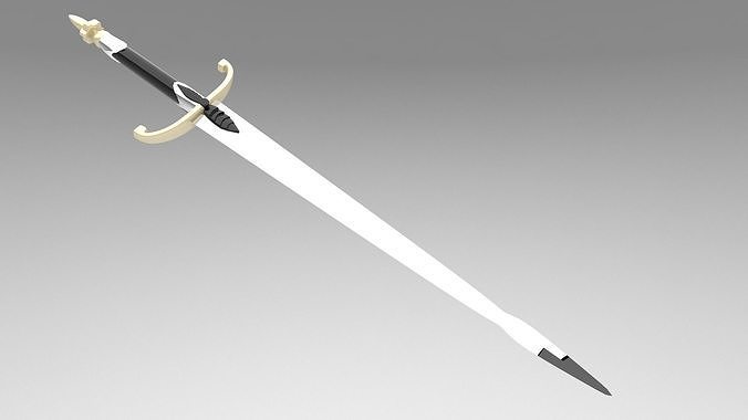 Angrod Elven Sword 3D model | CGTrader