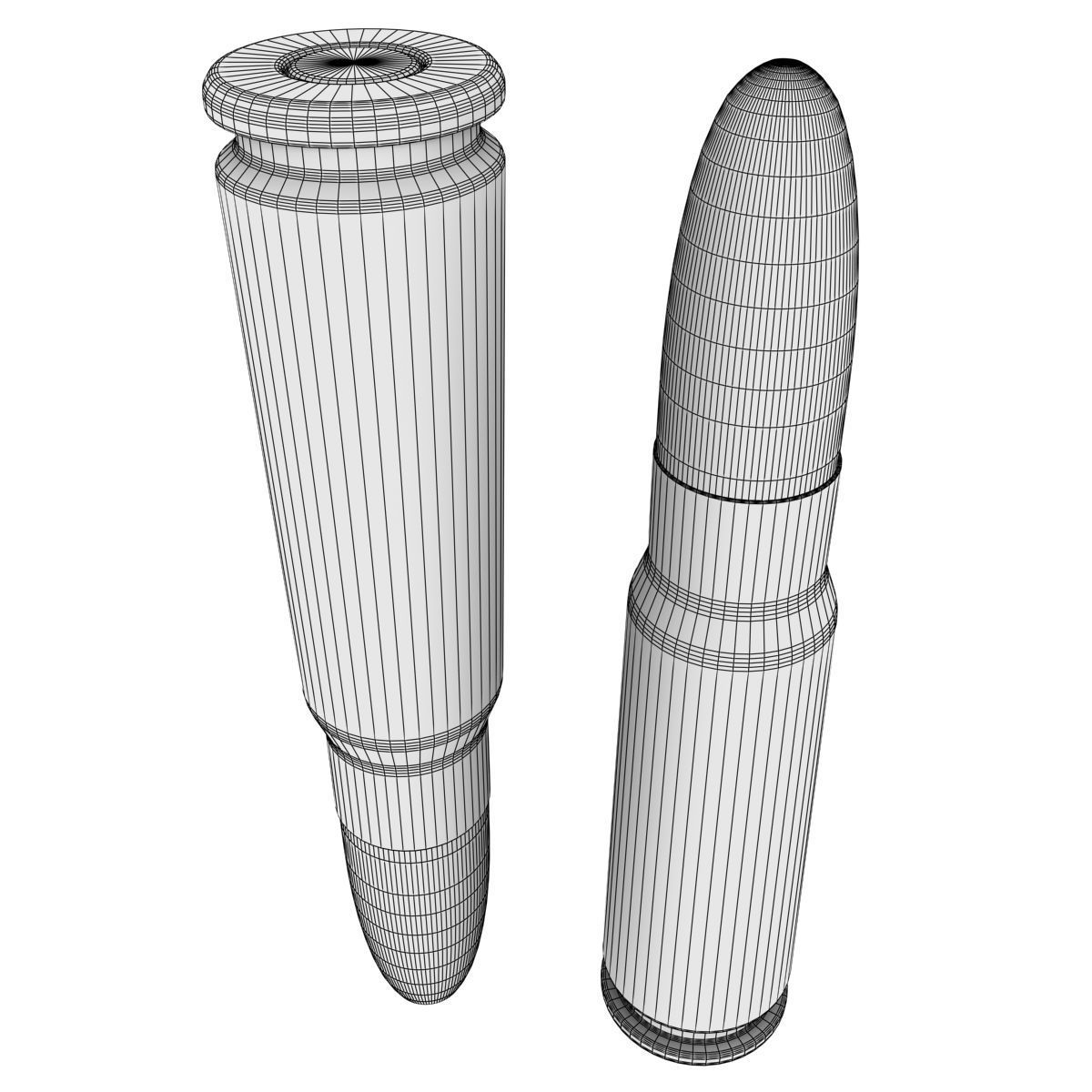 7 62x39 Cartridge 3D model | CGTrader