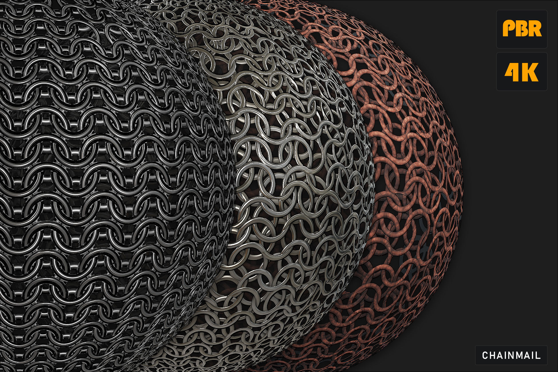 PBR Chainmail Texture | CGTrader