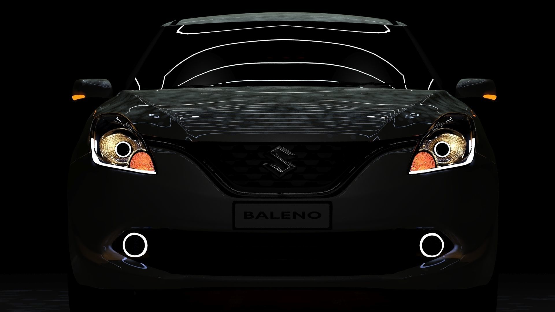 MARUTI SUZUKI BALENO 2016 3D model | CGTrader