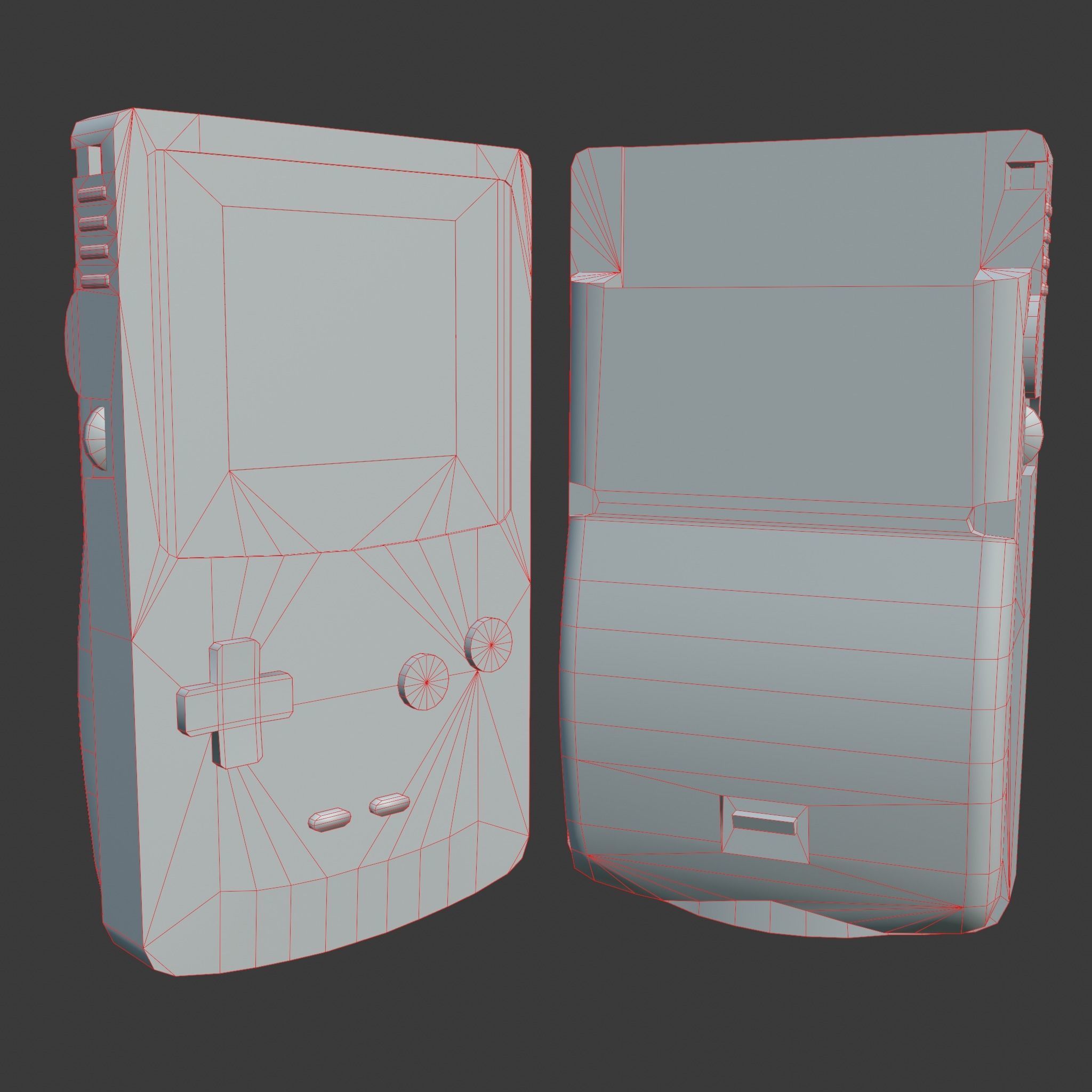 3D model Gameboy color - 5 original colours - game - VR - AR VR / AR ...