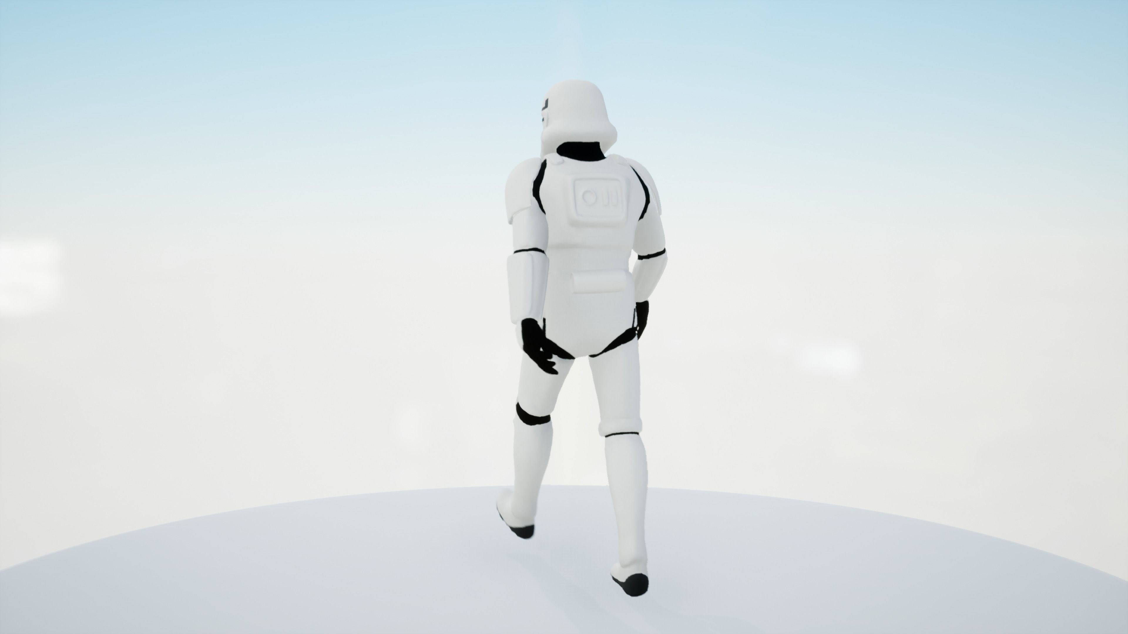 3D model Stormtrooper rigged VR / AR / low-poly | CGTrader