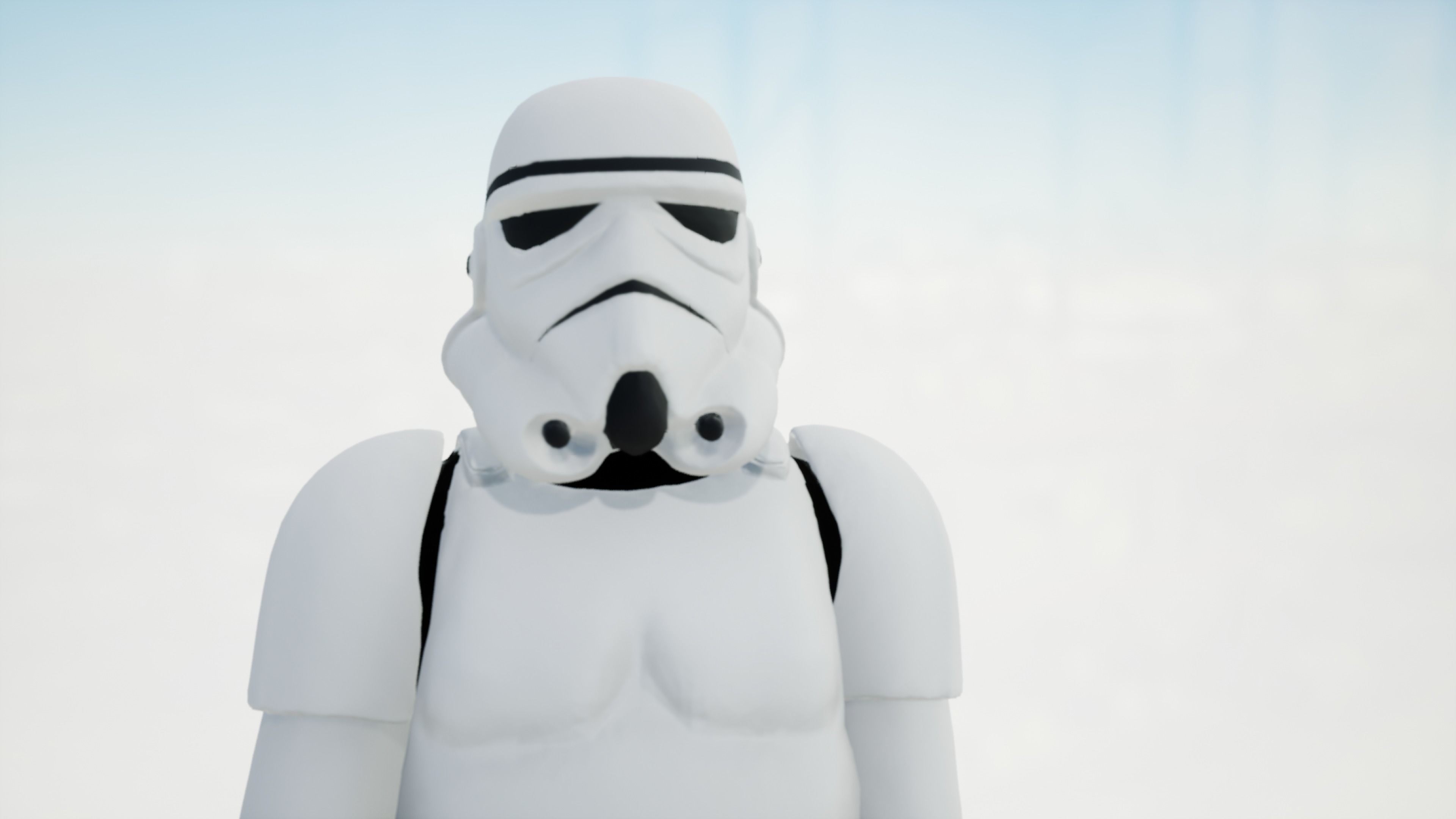 3D model Stormtrooper rigged VR / AR / low-poly | CGTrader