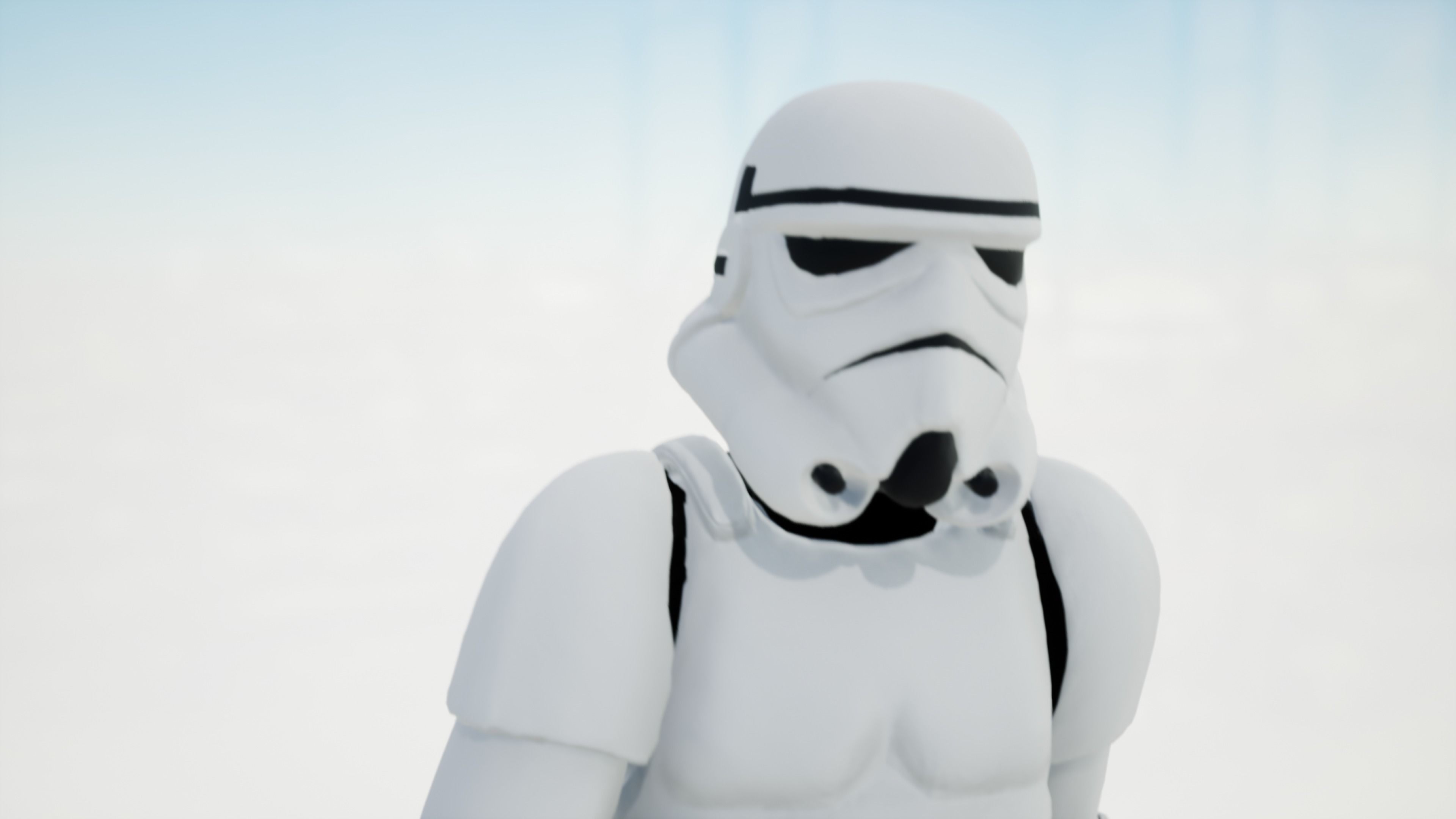 3D model Stormtrooper rigged VR / AR / low-poly | CGTrader