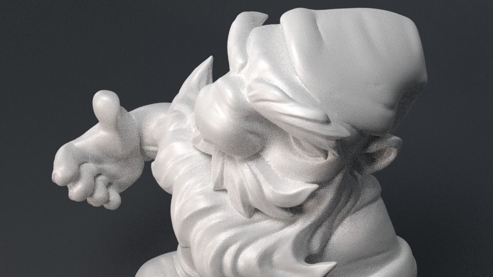 Strong gnome 3D model 3D printable | CGTrader