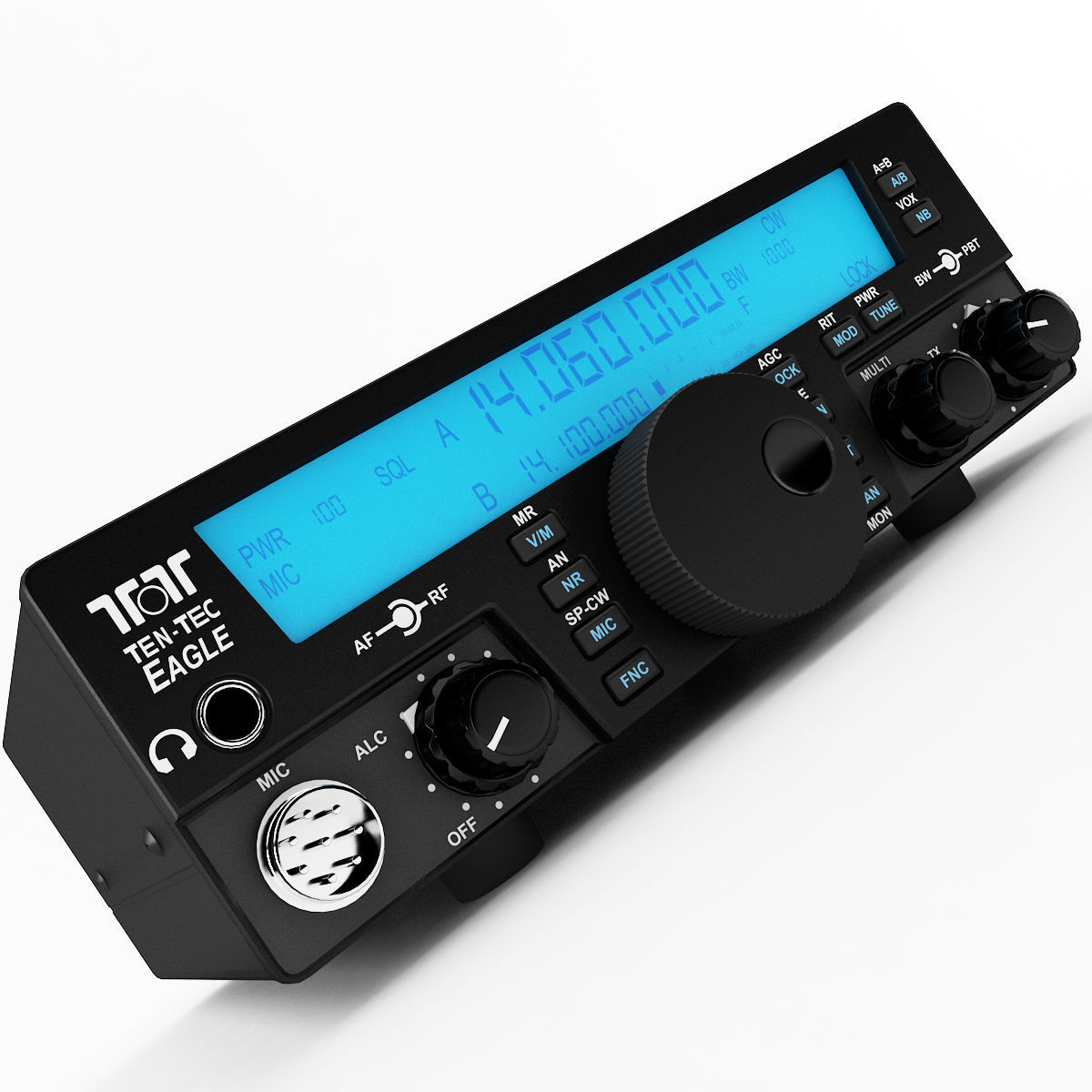 Ten Tec Eagle Transceiver 3D model | CGTrader