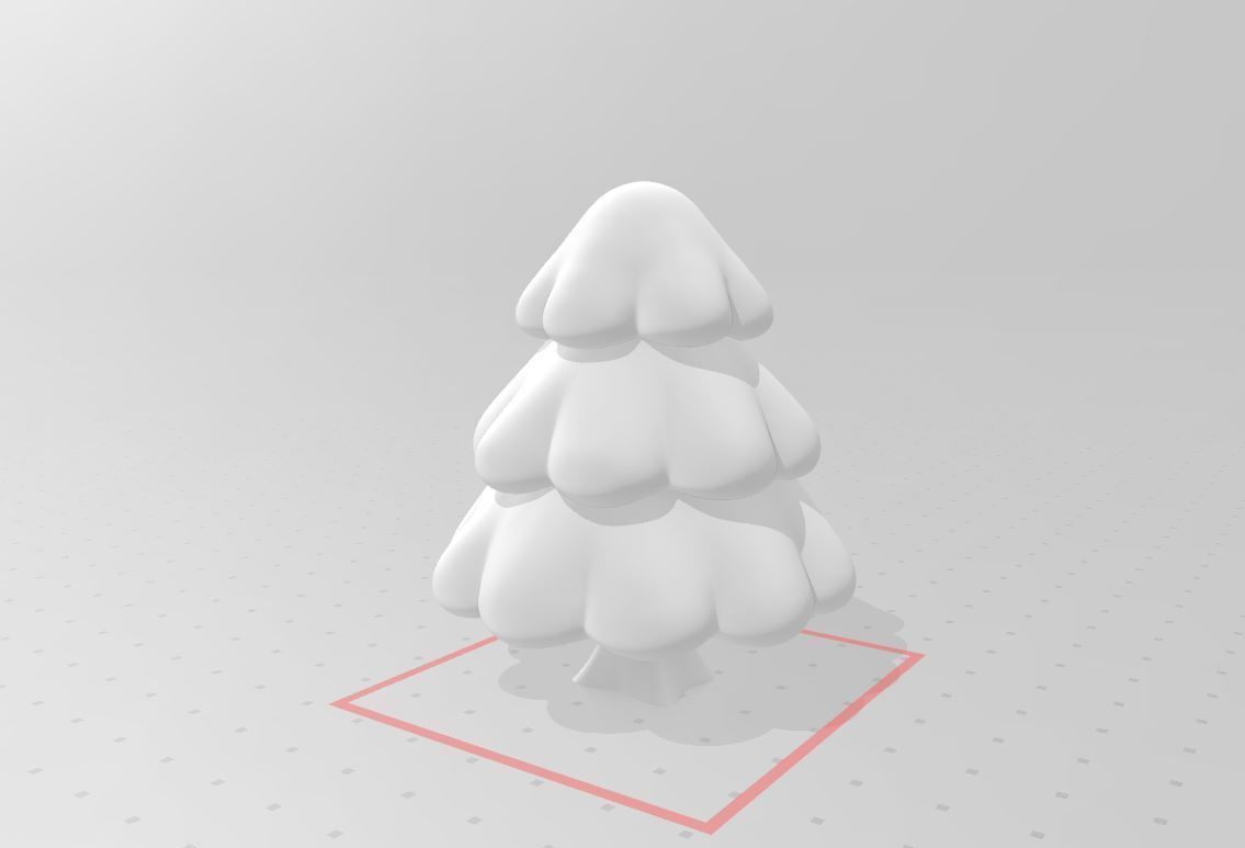 Cartoon Pine Tree 3D model | CGTrader