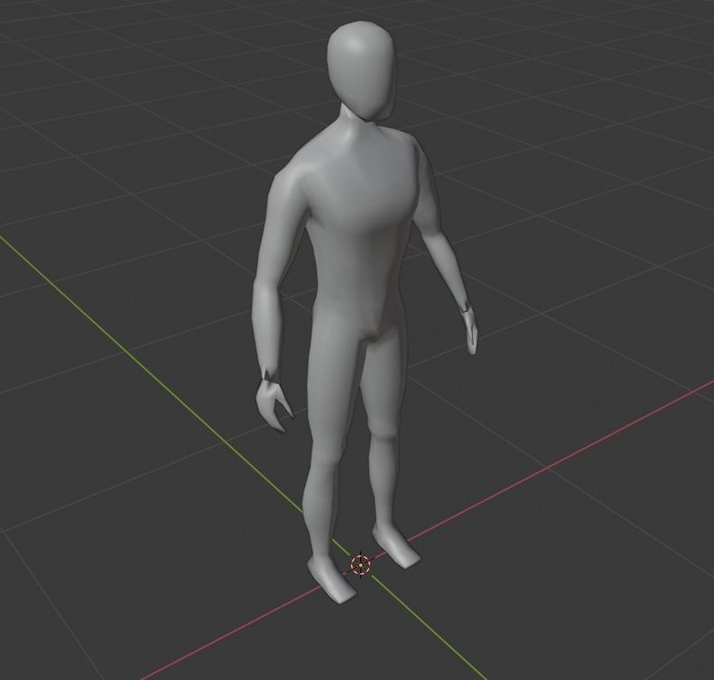 3D low poly male character free 3D model | CGTrader
