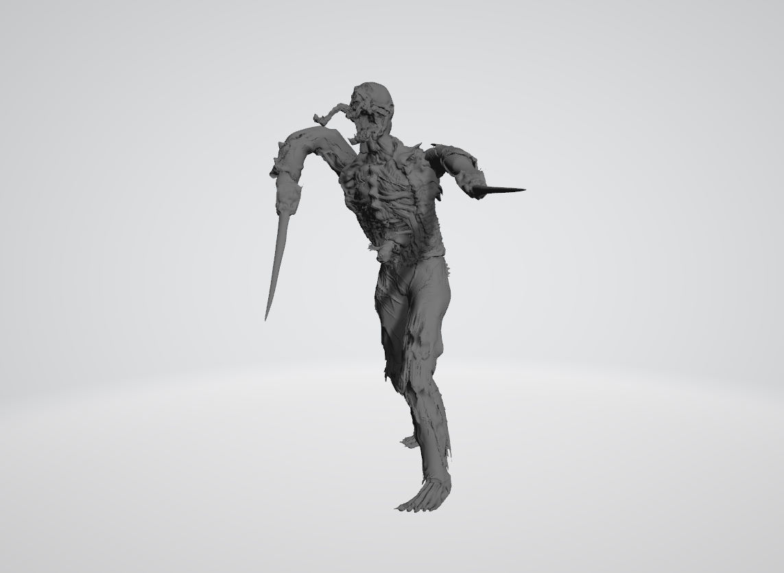 Necromorph Dead Space 3D model 3D printable | CGTrader