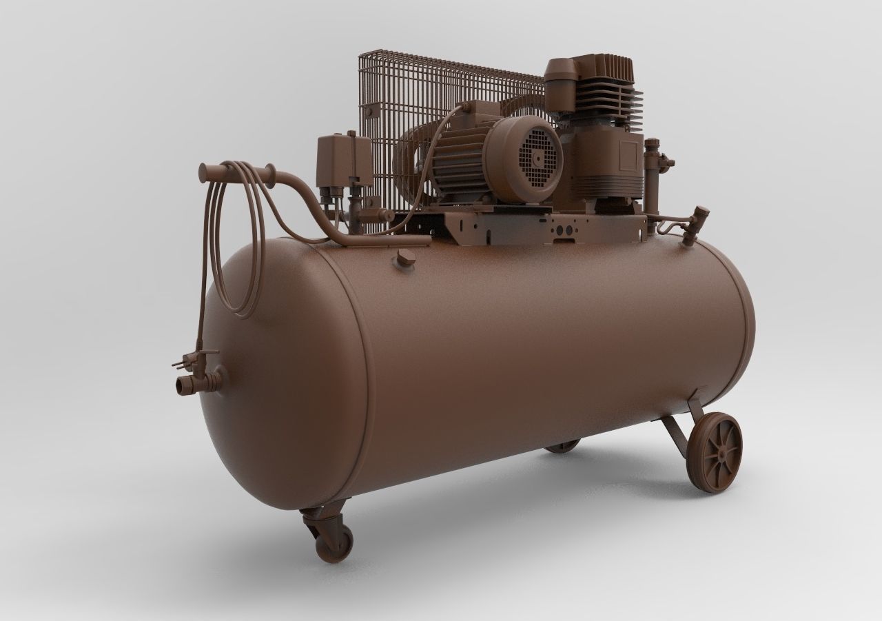 compressor air 3D model 3D printable | CGTrader