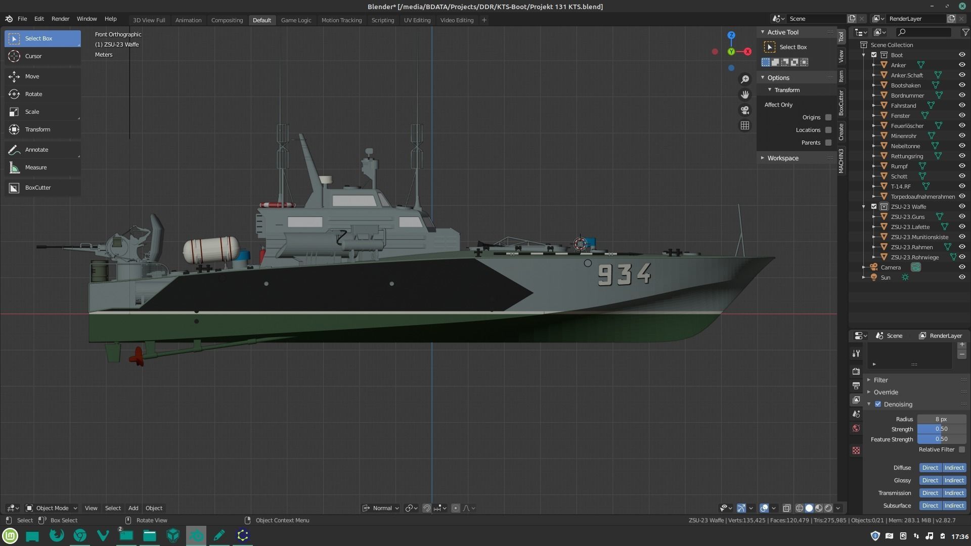 Small speed torpedo boat Project 131 formerly GDR 3D model | CGTrader