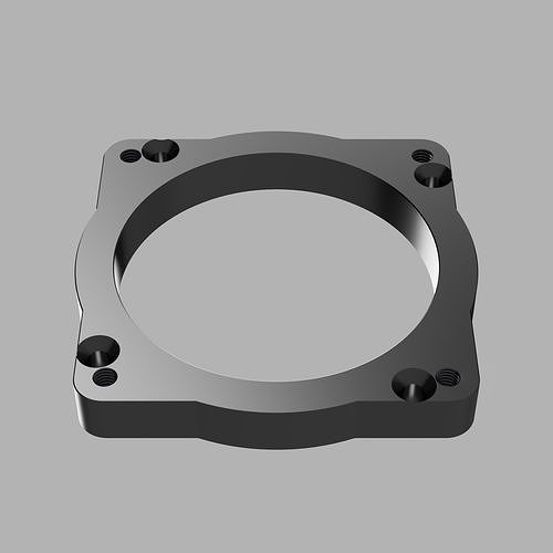 VR6 Throttle Body Adapter 3D model 3D printable | CGTrader