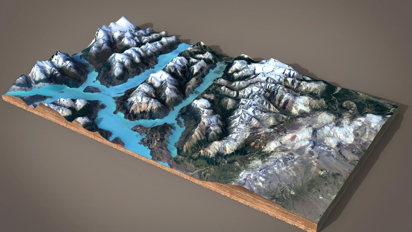 Mountain landscape 3D model | CGTrader